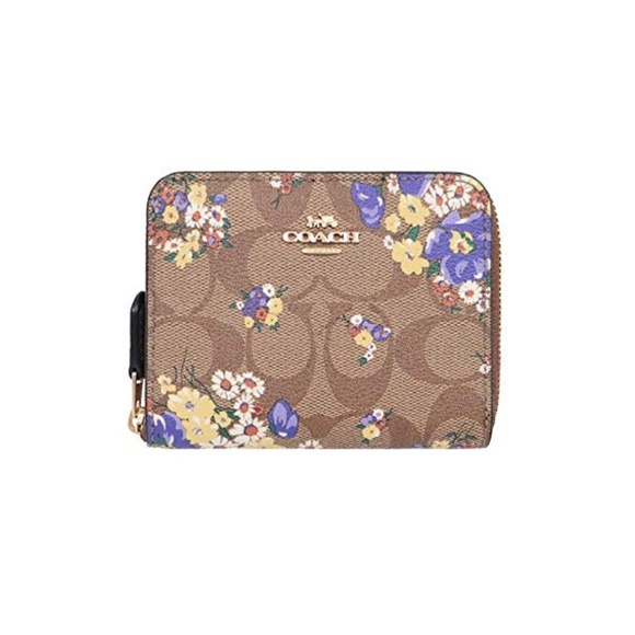 Coach | Bags | Coach Nwt Small Zip Around Wallet In Signature | Poshmark